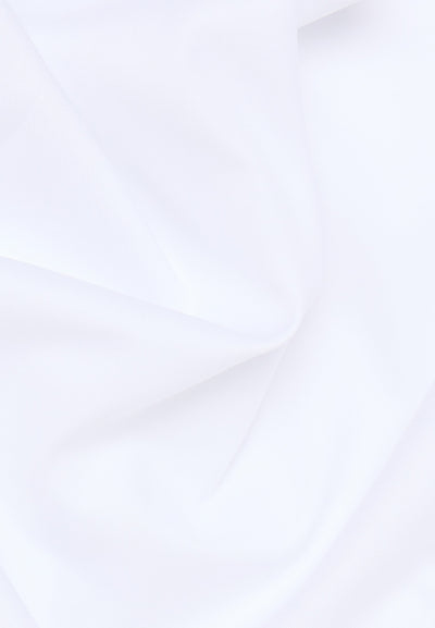'Cover Shirt' In White - Slim Fit - Opaque Half Ply Cotton Twill Shirt