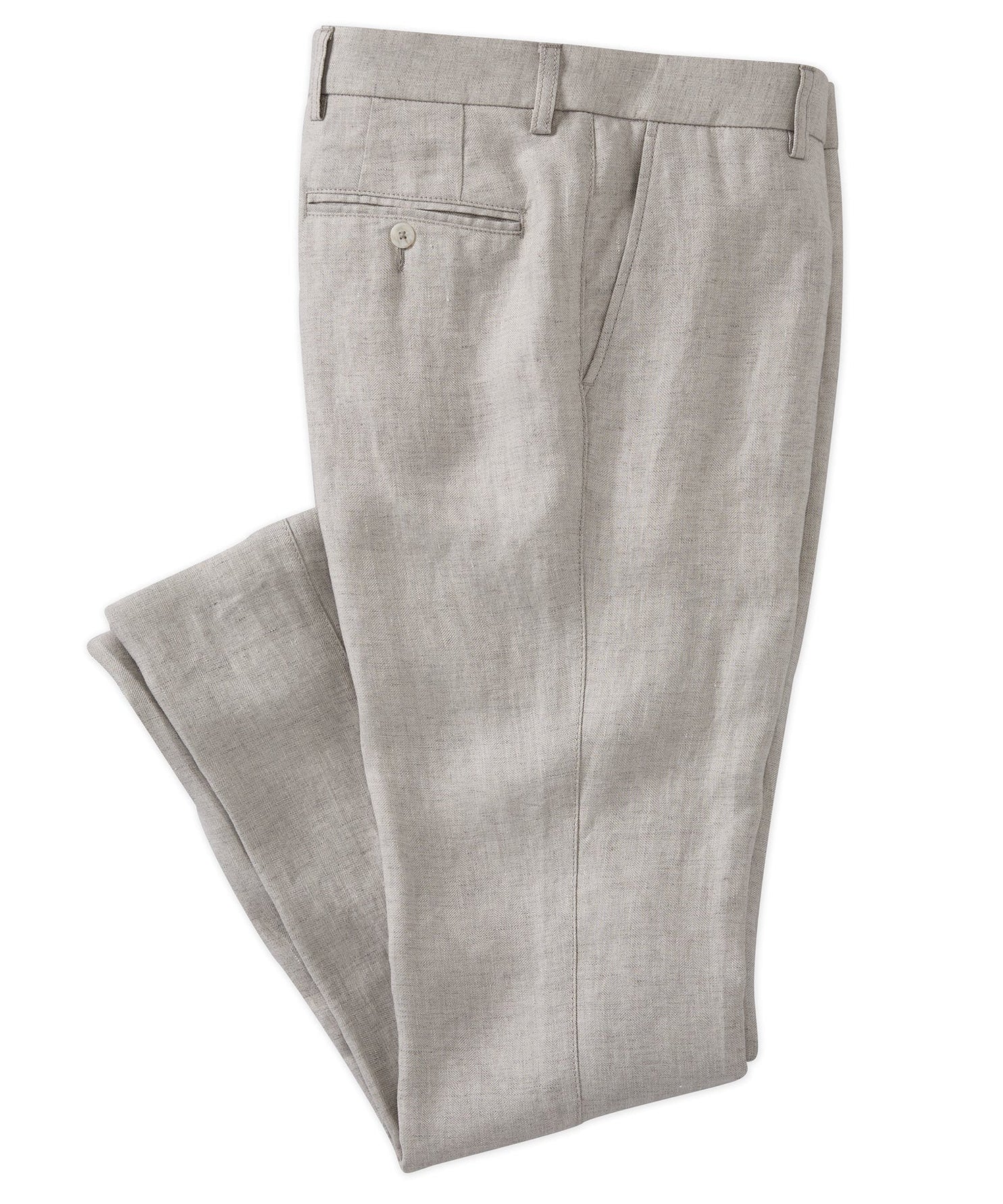 Délavé Linen Herringbone Pants in Choice of Colors (Mansfield Relaxed