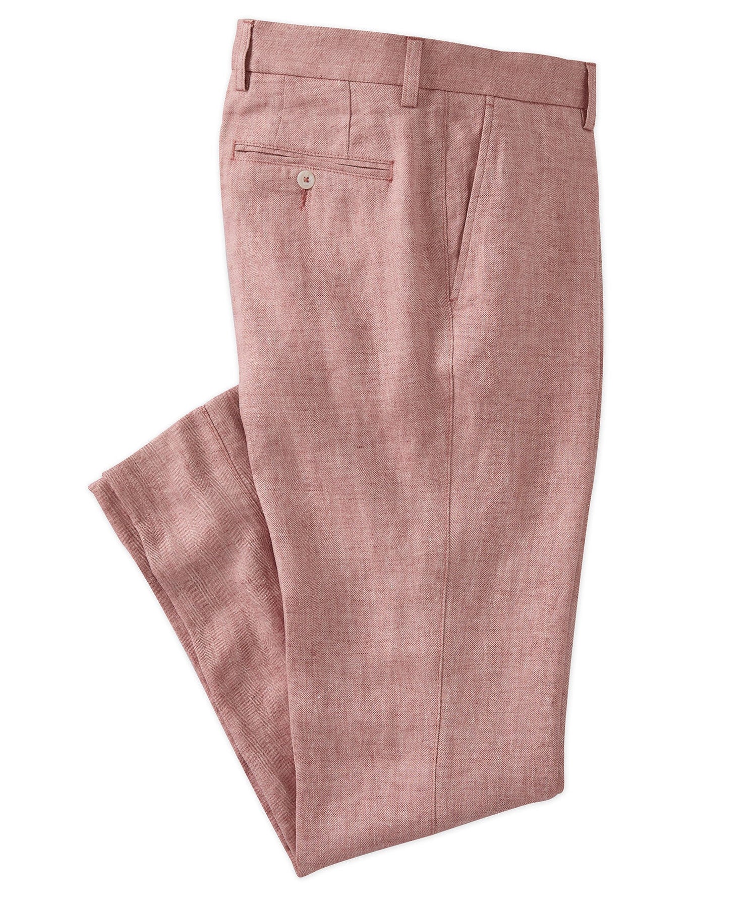 Délavé Linen Herringbone Pants in Choice of Colors (Mansfield Relaxed