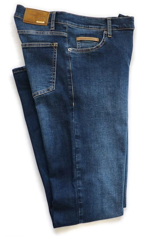 Ultra Flex Premium Denim Jean in Midnight Cowboy Wash by McKenzie Trib